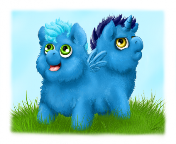 Fluffy Pony Saturday - The Saga of Bluey and Smarty, Part I
